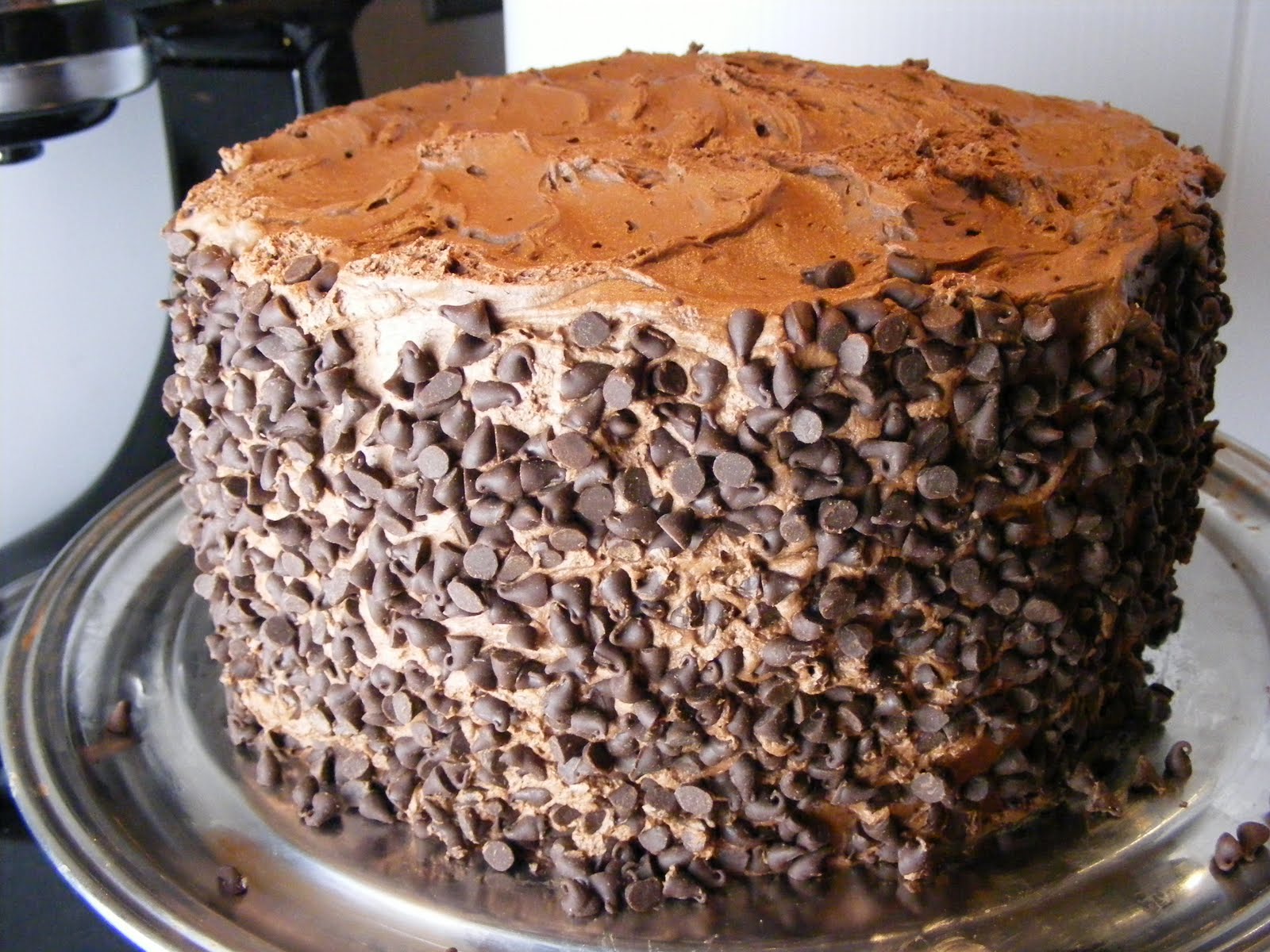 The Virtual Goody Plate: Mint Chocolate Chip Cake