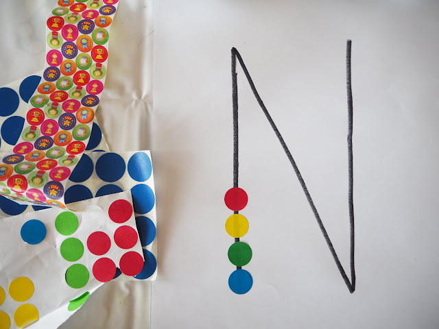 Learn with Play at Home: Fine Motor Dot Sticker Letter Learning and ...