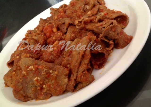 Dapur natalia: Daging Bumbu Balado