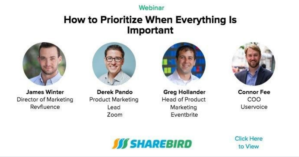 derekpando.com: Product Marketing Panel: How to Prioritize When ...