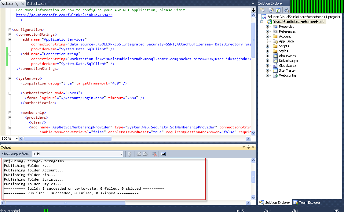 Free Host or Deploy Asp.net Web Application on somee | Visual Studio Learn