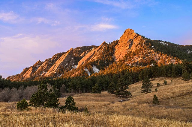 14er Art : Four Seasons - The Flatirons