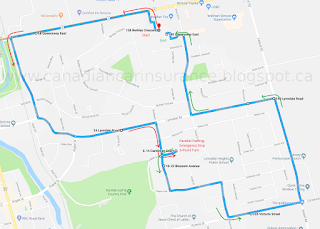 Simcoe G2 Road Test Route Maps