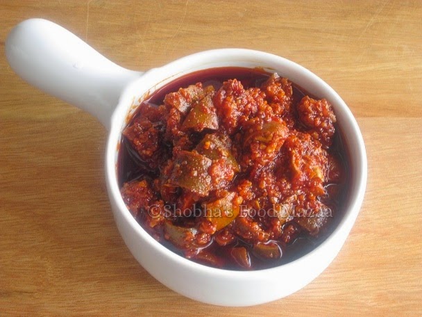 Shobha's Food Mazaa: AVAKKAI PICKLE / AVAKAYA PACHADI / ANDHRA MANGO PICKLE