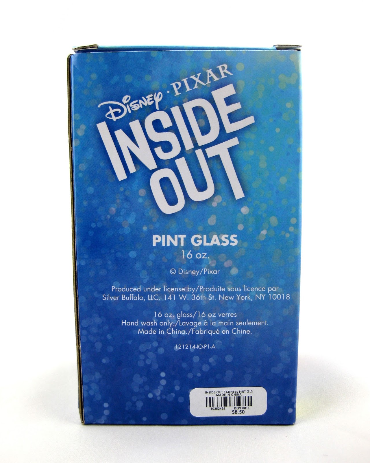 Dan the Pixar Fan: Inside Out: Hot Hopic Sadness Glass