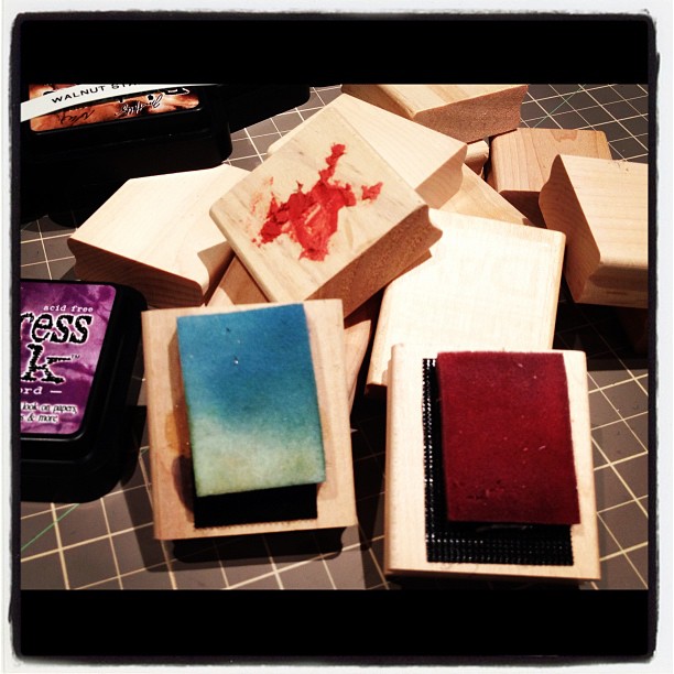 Tutorial; Making Sponge Blocks for your Distress Inks