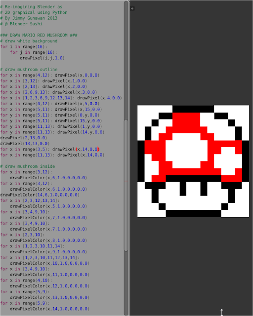 PYTHON / Pixel Art in Blender | Tutorial Art Design