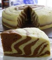 Resep Kue Kukus: Zebra Cake - Welcome to my kitchen