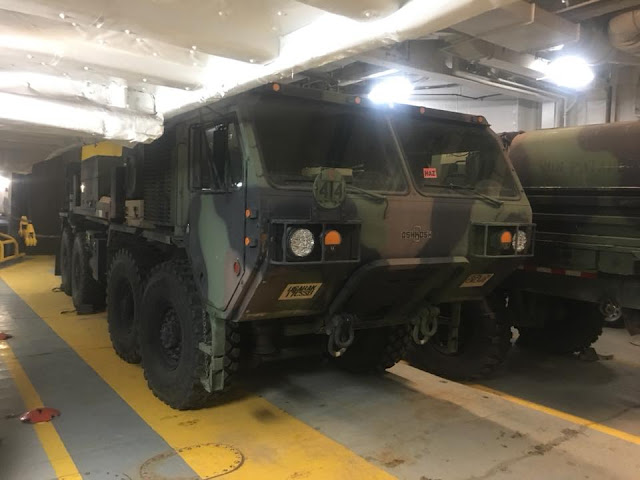 AMHS Doing a Service and Helping Move Some Big Rigs for the Military ...