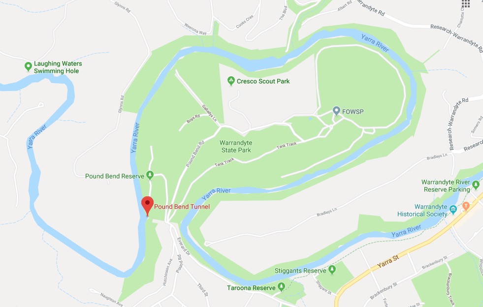 Doncaster Templestowe Historical Society: Pound Bend Tunnel, Warrandyte