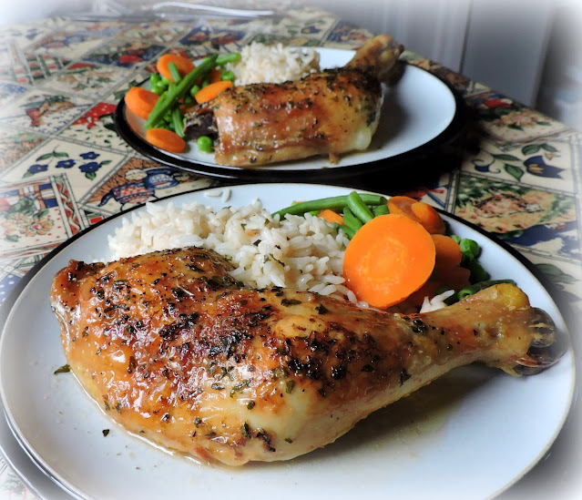Lemon Roasted Chicken Legs | The English Kitchen