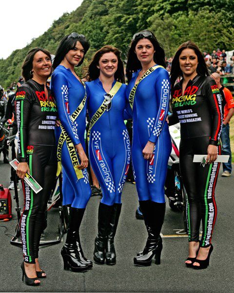 The Spandex Statement: Spandex Grid Girls