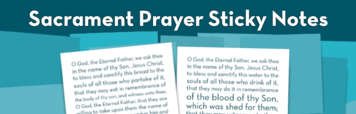 The Mormon Helper: Sacrament Prayer Memorization Aids