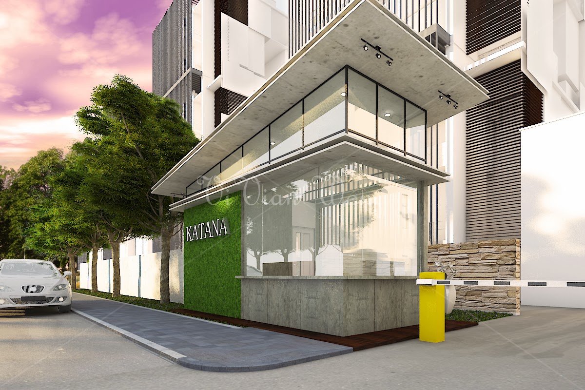 ViVian.W Interior Design: Residential - Katana Residences Guard House