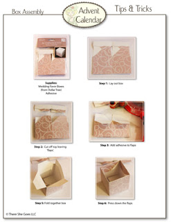 There She Goes Clear Stamps: Advent Box Templates and Tip Sheets!