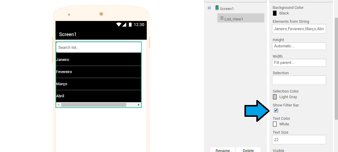 Tutor dos Nerds: Como utilizar o elemento ListView no Thunkable/app Inventors