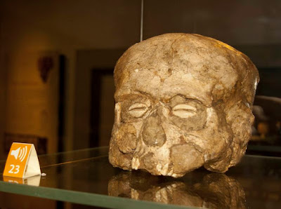 What Taty saw: Plastered human skulls