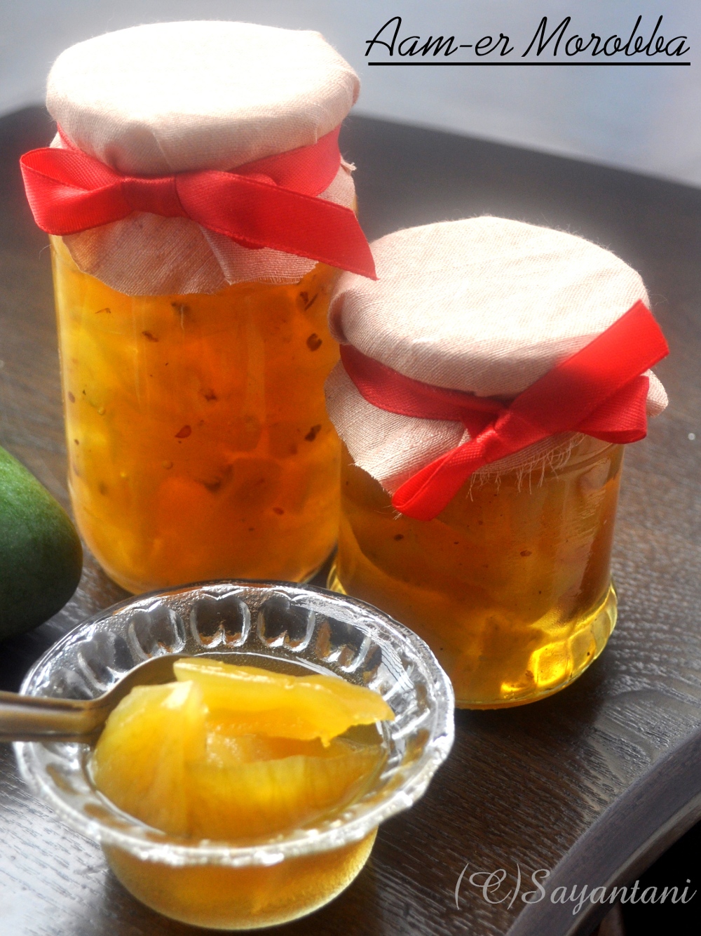Aam-er Morobba (Raw Mango Preserve) - A Homemaker's Diary