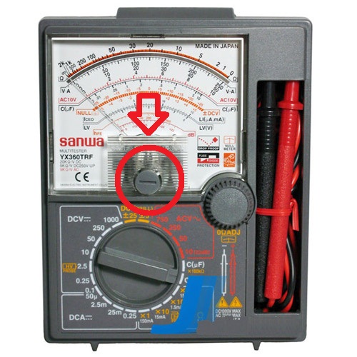 Blitar16: Cara Mengkalibrasi AVOmeter Analog