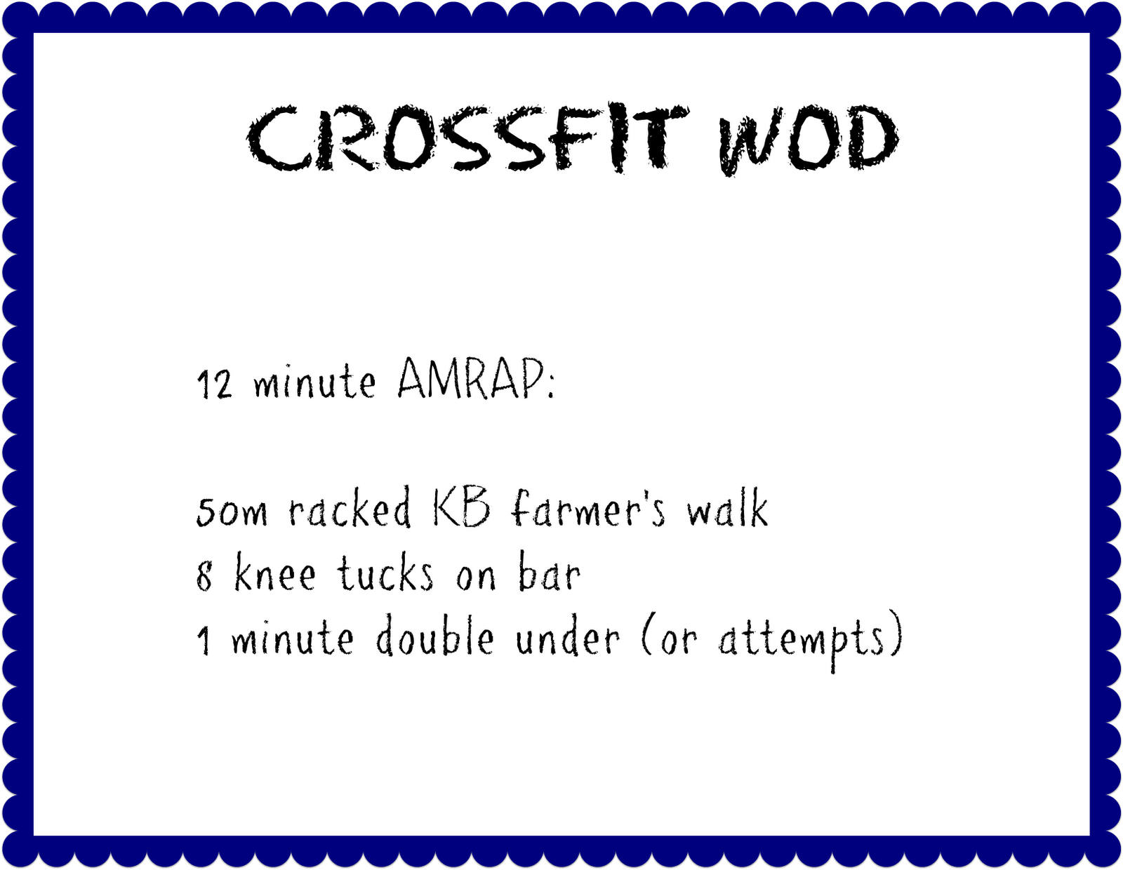 Allison's Miles: CrossFit WODs