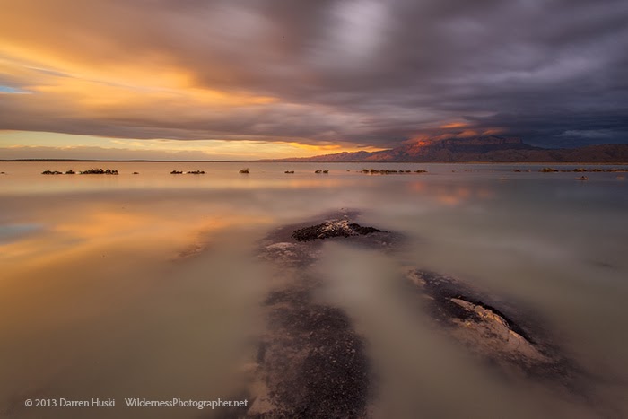 Ephemeral Salt Lake and Magic Light