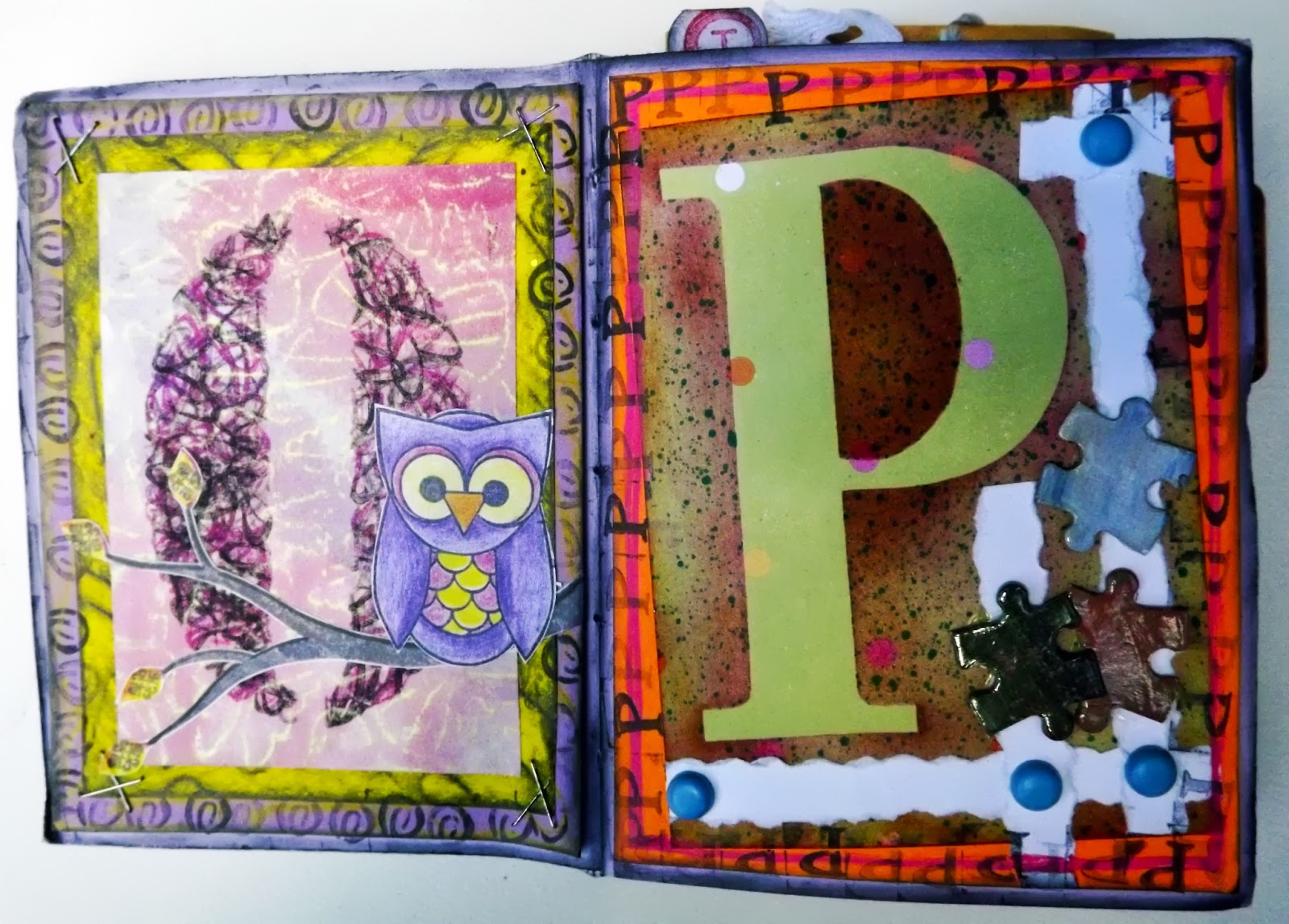 Soul Art: Post 80 - Alphabet Do-Si-Do Book... continued