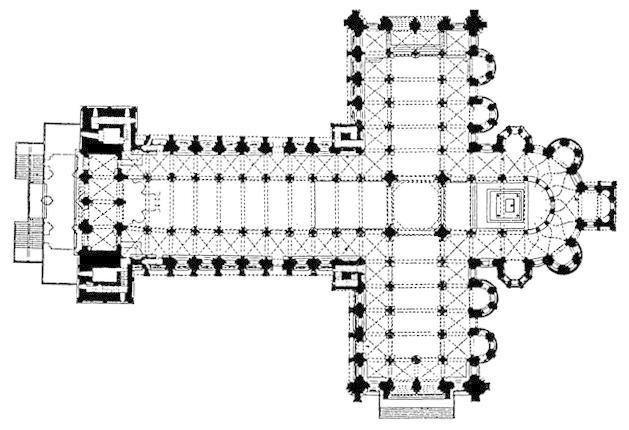 Cruciform Church Early Basilica Shape