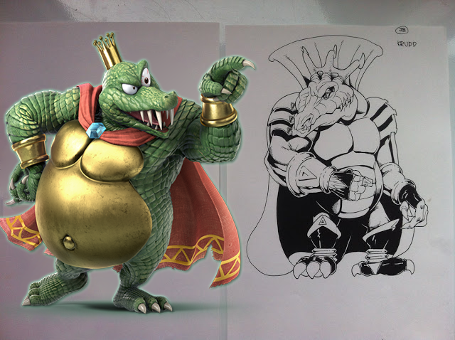 Donkey Kong Country (SNES): nome original e artes conceituais de King K ...