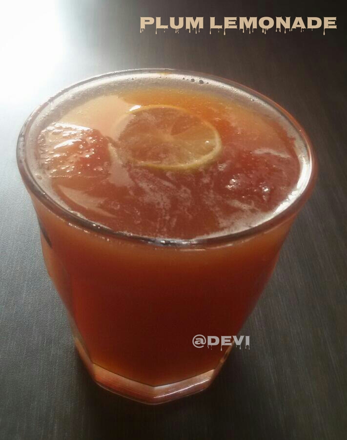 My Passion: Plum Lemonade - A Refreshing Summer Cooler