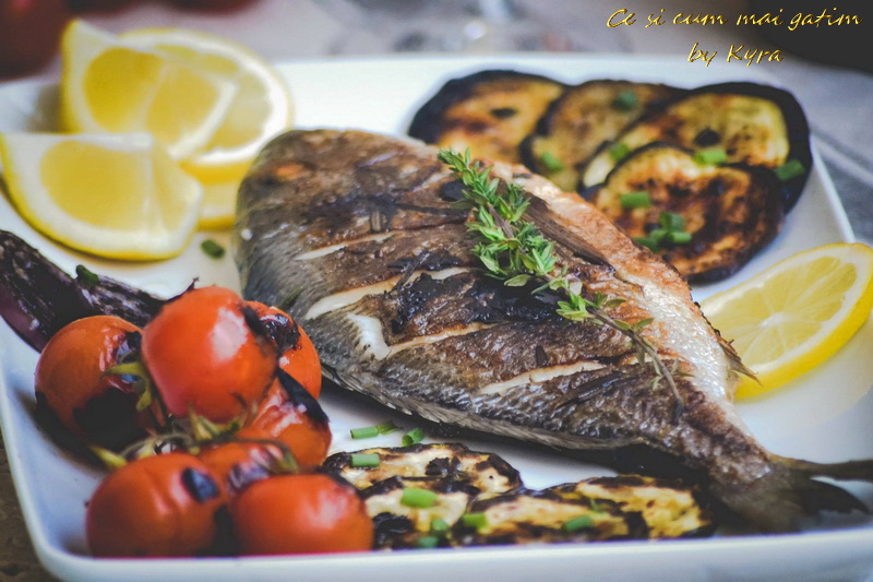 Ce si cum mai gatim: Dorada in stil mediteranean cu legume la gratar