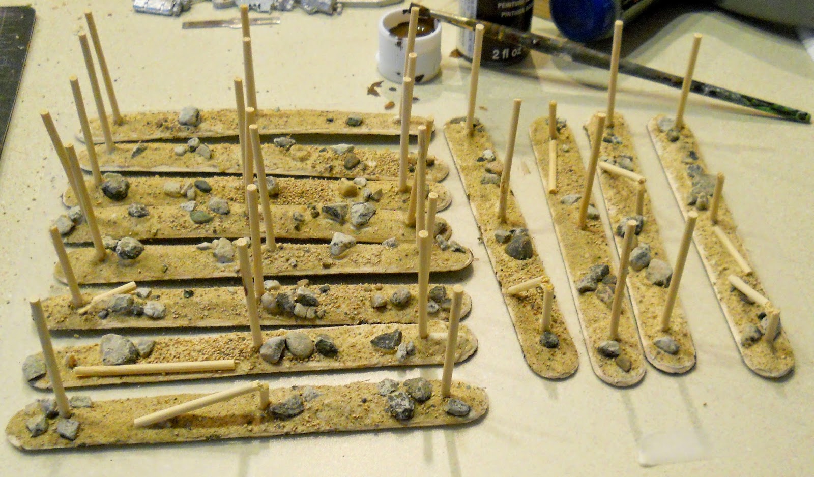Empire of Ghosts: Tutorial: 15mm Telephone/Telegraph Lines