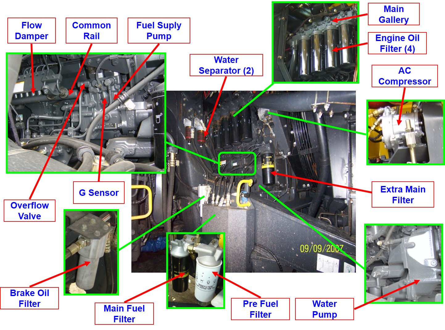 Komponen Unit HD 785-7 Komatsu - dtambang