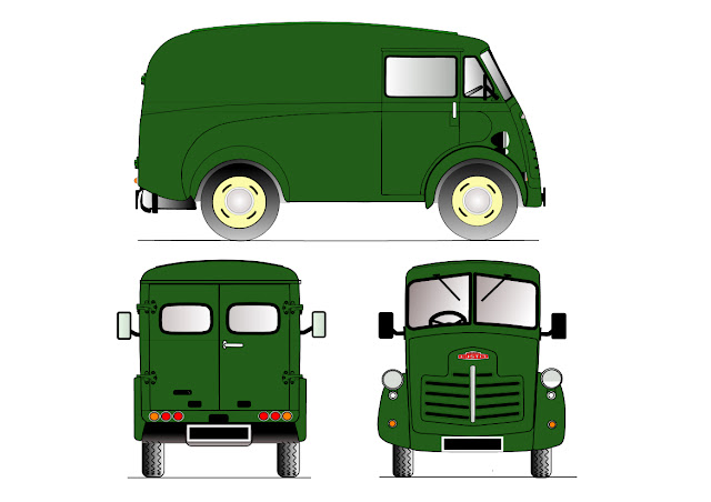 MORRIS-TYPE JB VAN (AUSTIN-101 Version): Colour Schemes