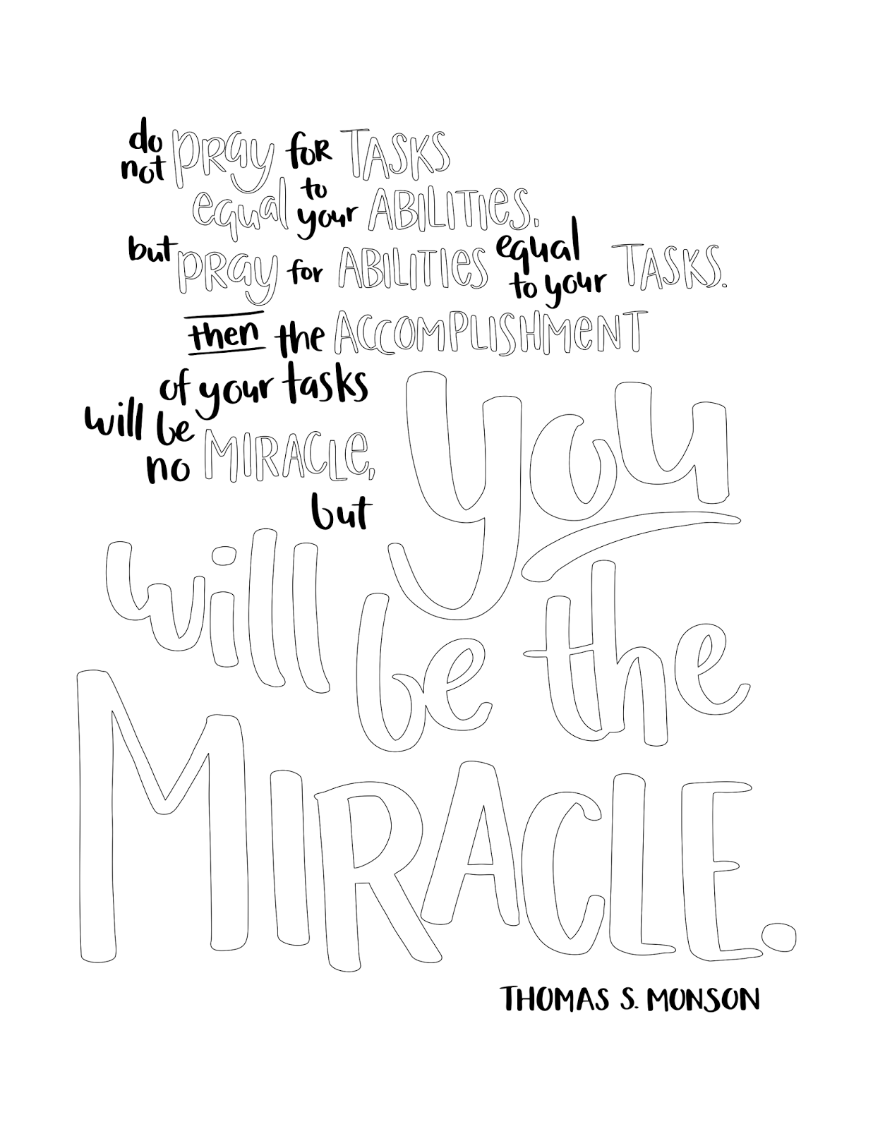 Miracles Coloring Pages