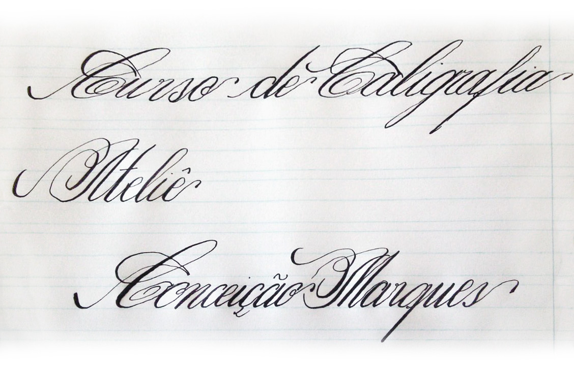 Conceição Marques: CALIGRAFIA ARTÍSTICA