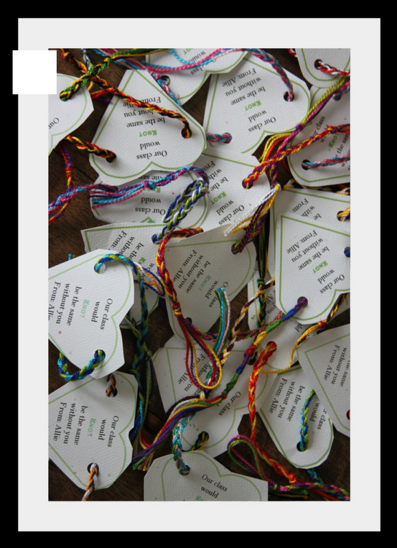 Kara's Creative Place: Friendship Bracelet Valentines