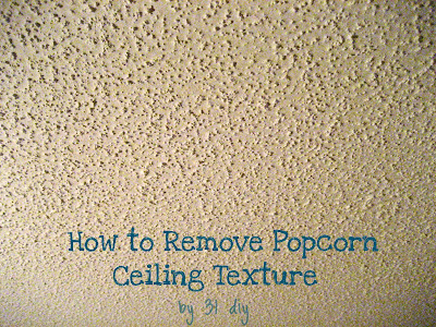 31 diy: How to Remove Popcorn Ceiling Texture {tutorial}