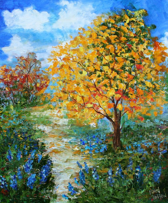 Karen Tarlton, 1965 | Palette-knife painter | Tutt'Art@ | Pittura ...