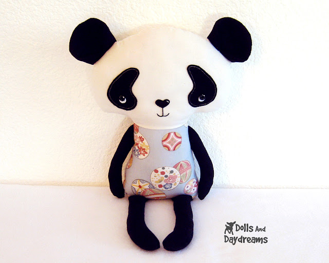 * Dolls And Daydreams - Doll And Softie PDF Sewing Patterns: Panda ...