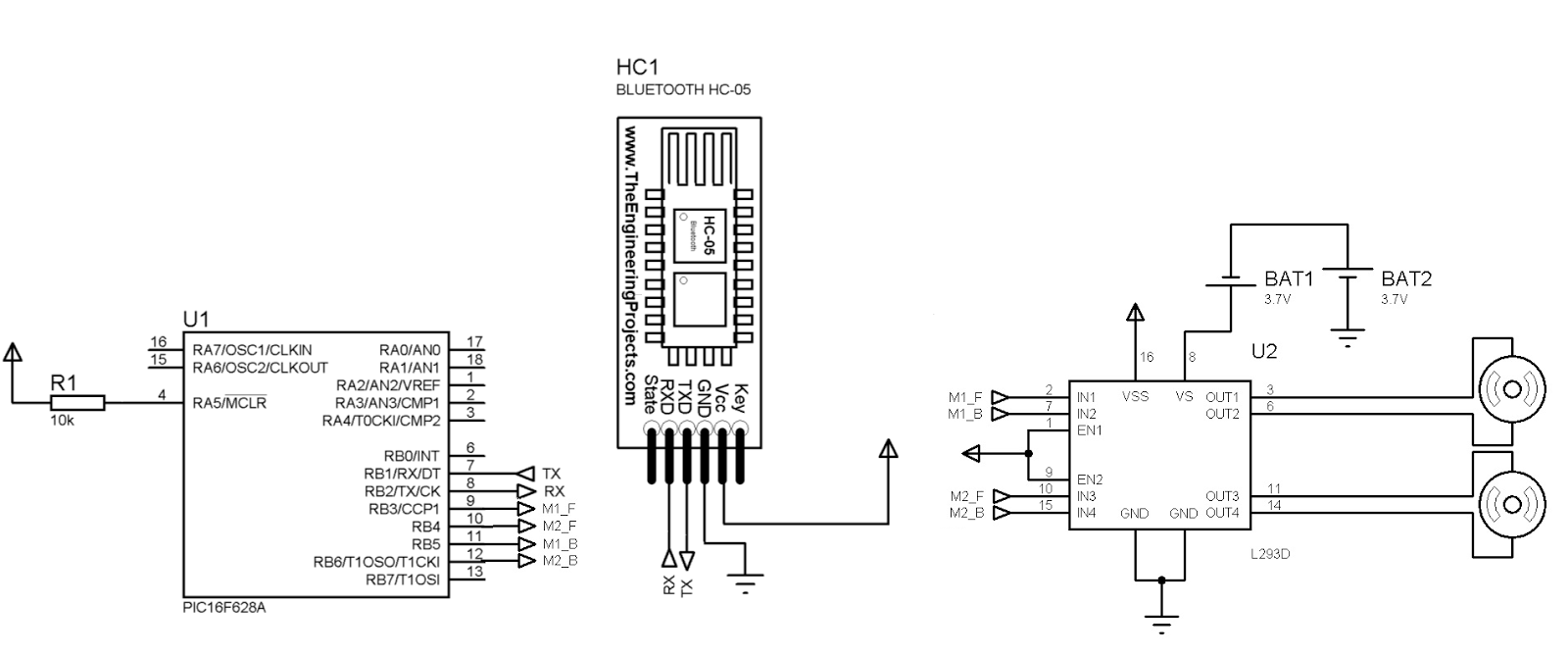 Miloš Đorđević: Bluetooth robot