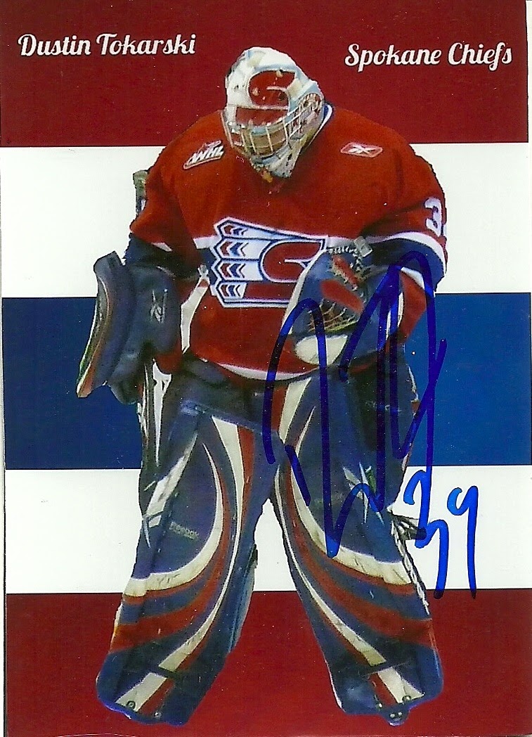 Hell's Valuable Collectibles: Dustin Tokarski: 5 Autographed Cards (Part 1)
