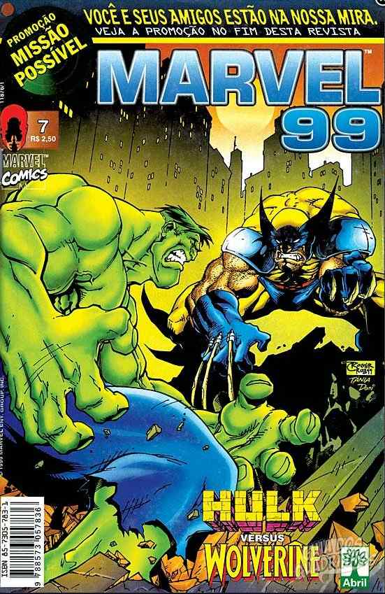 Caverna do Hulk: Marvel 99 #7 (Editora Abril) para download.