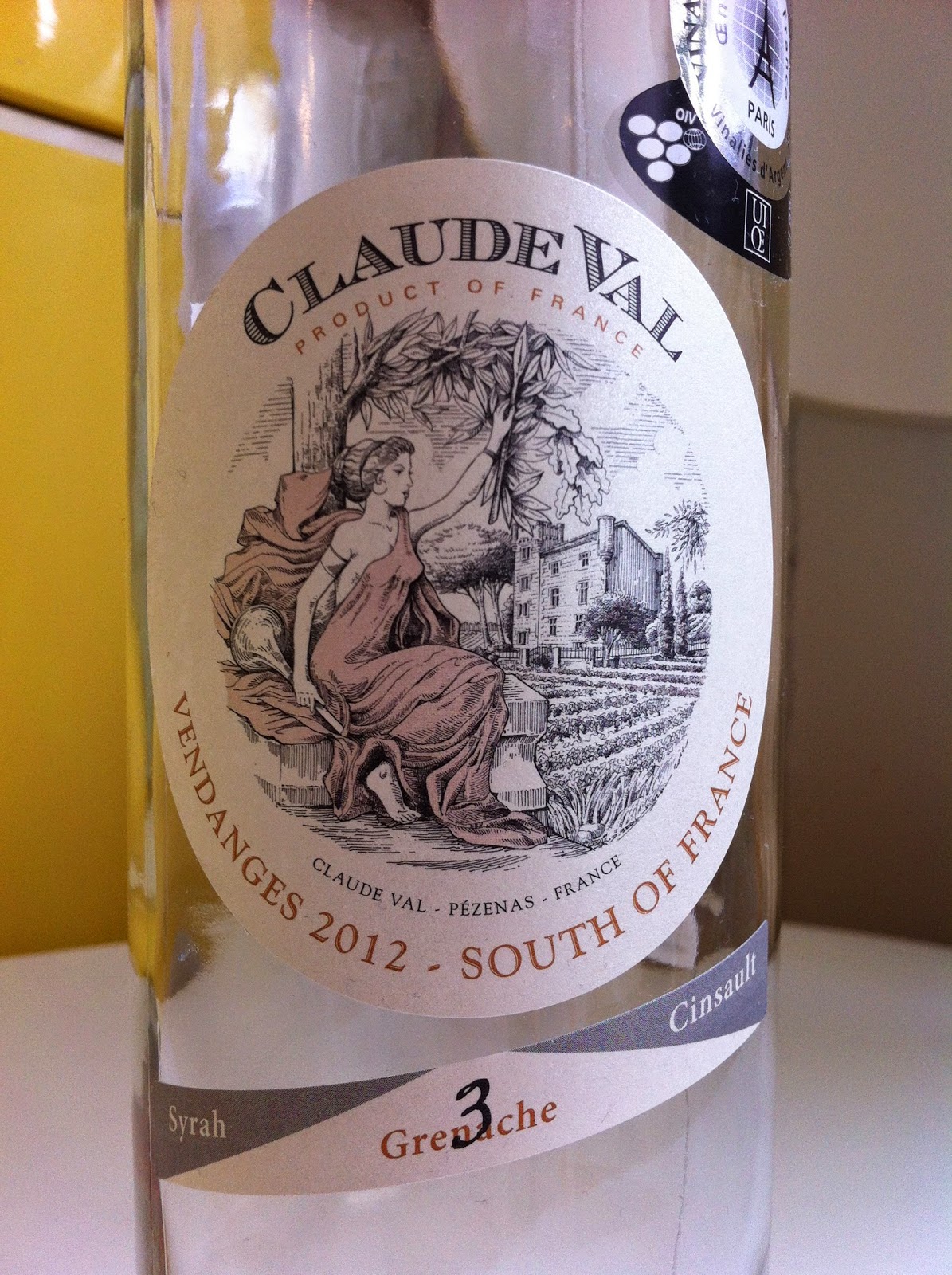 WINE IN SWEDEN: Claude Val Rose 2012, Domaines Claude Val, Herault ...
