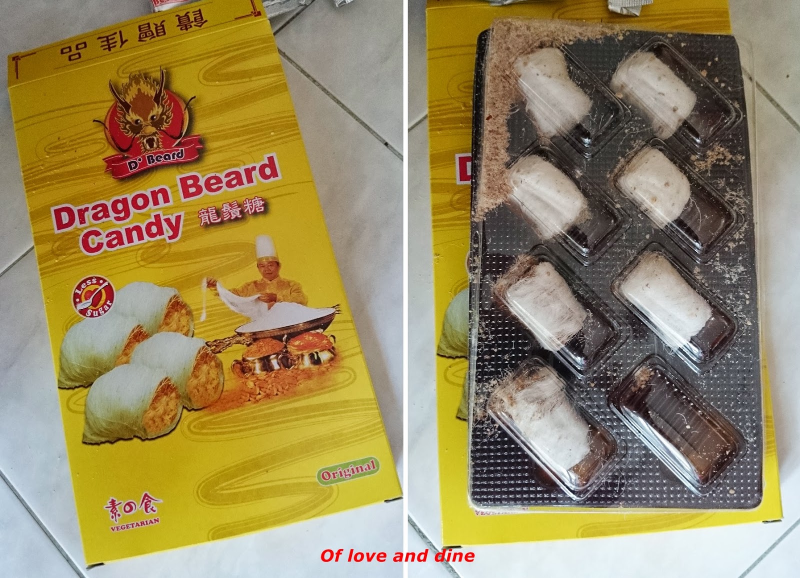 of Love n Dine 2: Dragon beard candy ... Feel cheated...