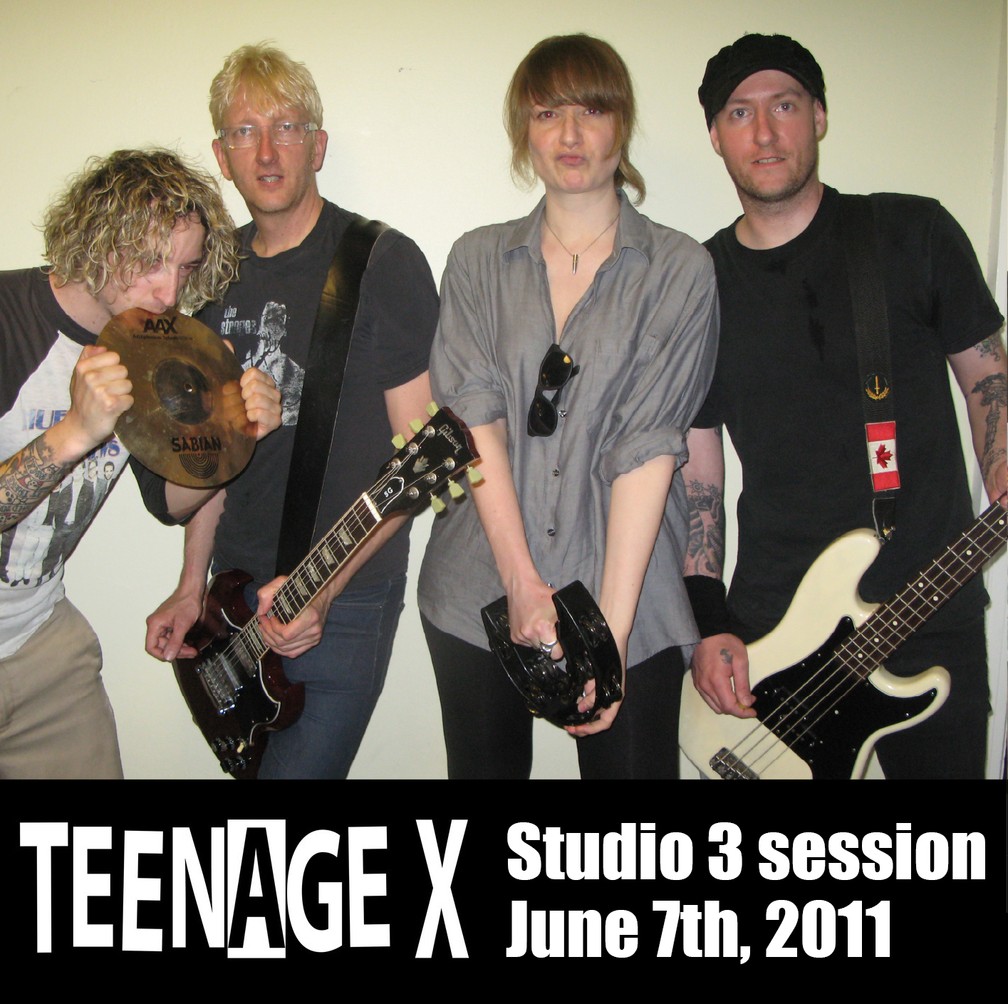 Equalizing Distort: Teenage X studio 3 session