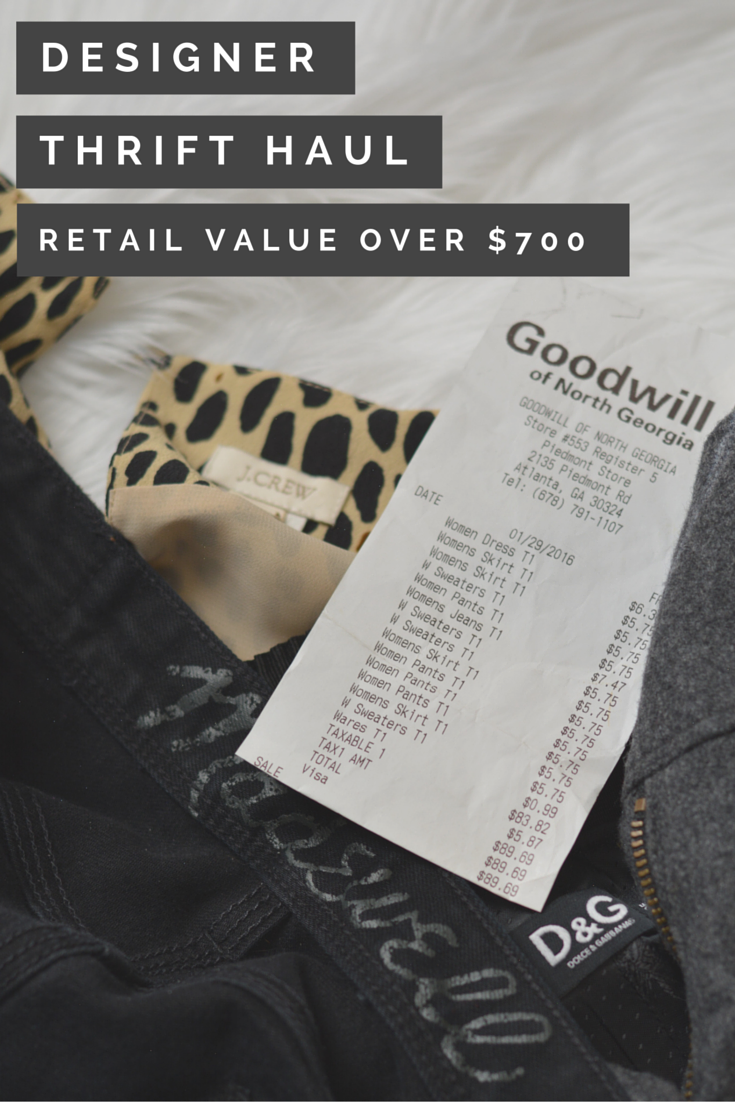 Thrift Haul: What $90 Buys at Goodwill | Thriftanista in the City