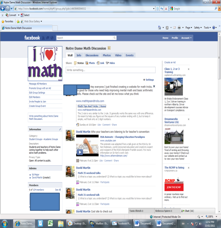 Real teaching means real learning: Facebook pilot project