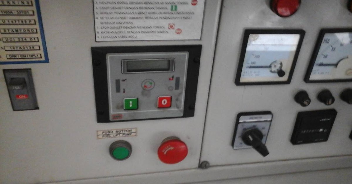 SERVICE PANEL GENSET ~ INFO SERVICE GENSET