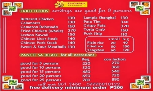 Lechon Republic: OUR MENU