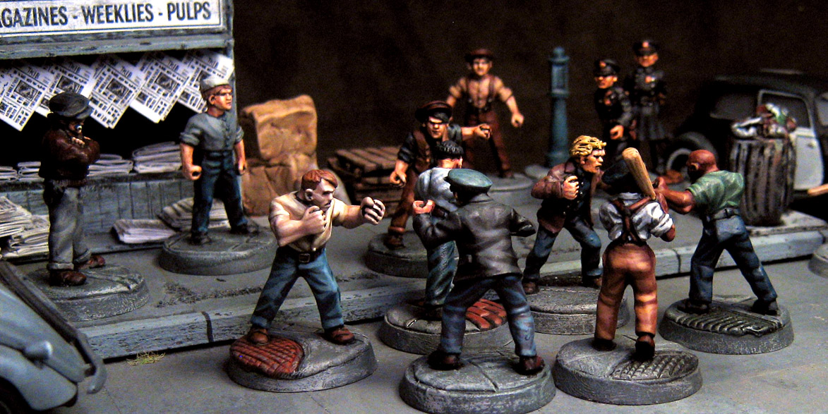 Carmen's Fun Painty Time: Street brawl! Copplestone Castings street ...